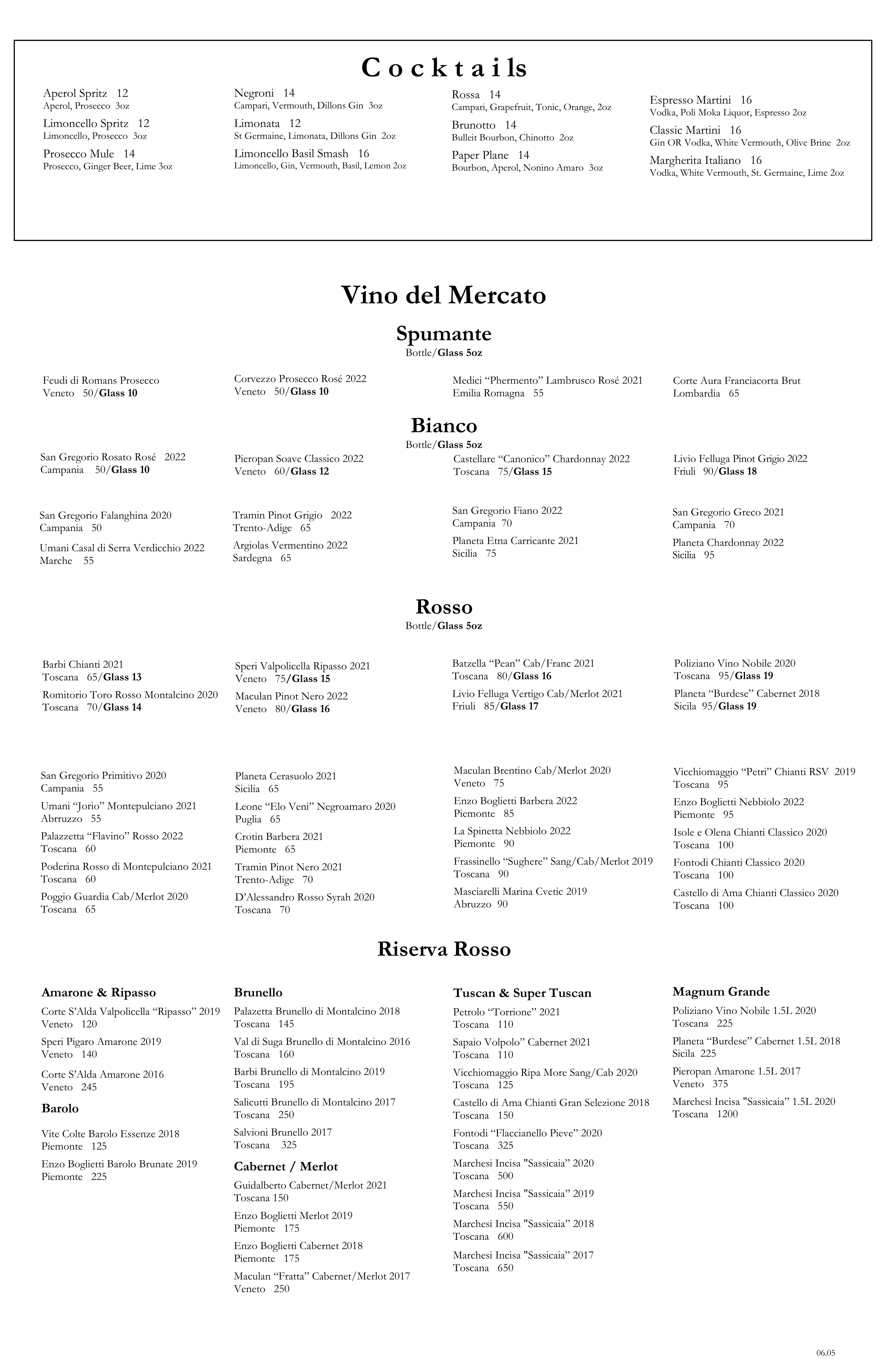 Mercato | Restaurant | Calgary, AB | (403) 263-6996