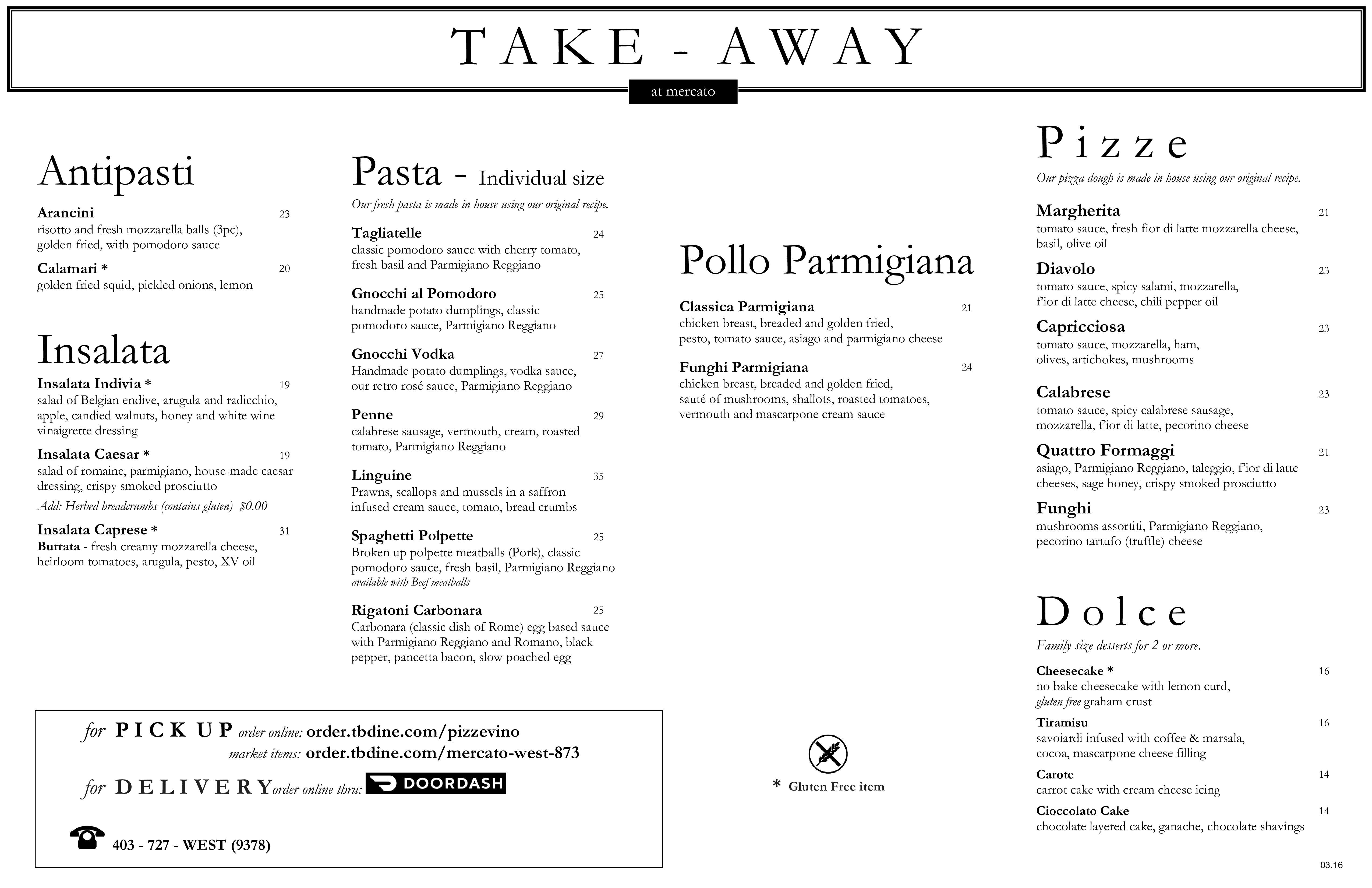 Mercato | Restaurant | Calgary, AB | (403) 263-6996